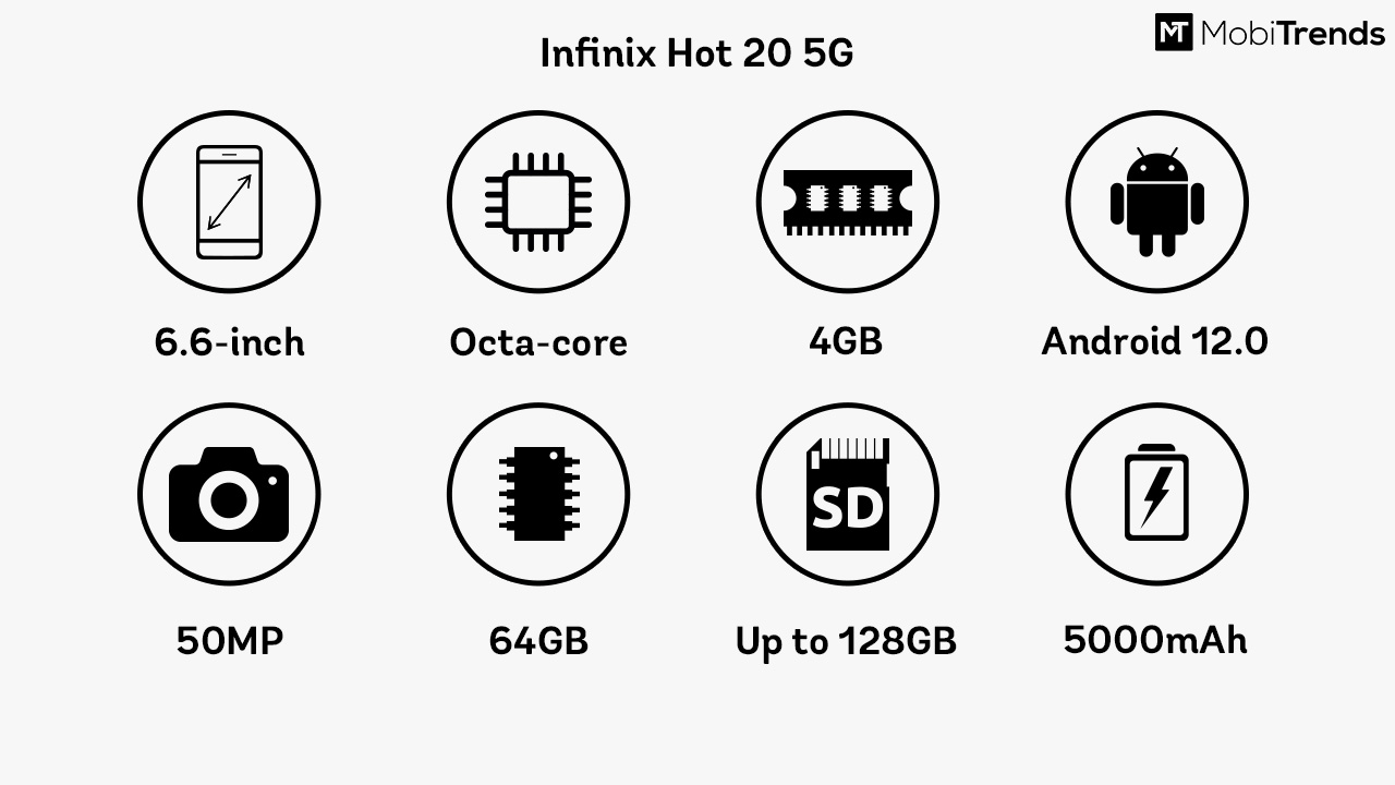 Infinix Hot 20 5G Specifications | Price in Kenya